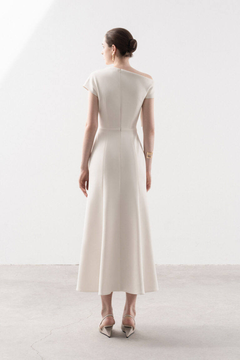 Alision Fishtail Midi Dress – Lallee Design