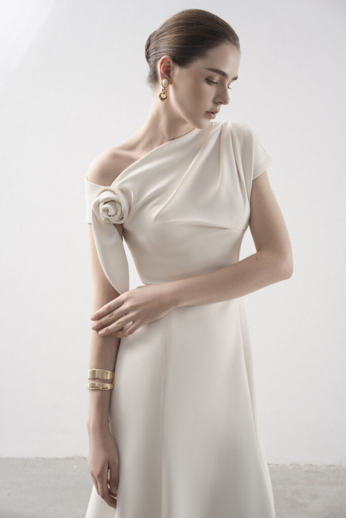 Alision Fishtail Midi Dress – Lallee Design